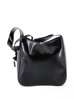 Saint Laurent Le 5 A 7 Supple Leather Small Hobo Bag - Black