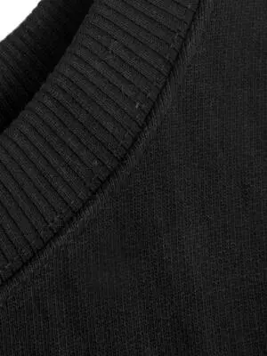 Vera Wang Crew-neck Cotton Sweatshirt
