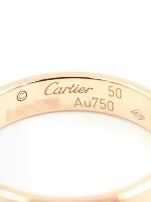 Cartier 18k Rose Gold Love Ring