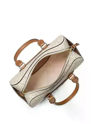 Michael Kors Extra Small Jet Set Travel Logo-print Tote Bag - Neutrals
