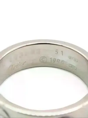 Cartier 18k White Gold Love Ring