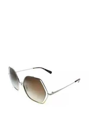 COACH Geometric Frame Gradient Lens Sunglasses