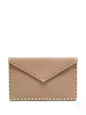 Valentino Garavani Rockstud Clutch Bag - Pink