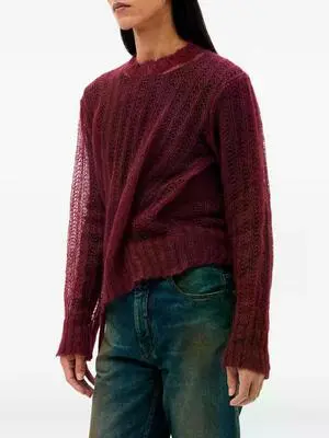 ANN DEMEULEMEESTER Open-knit Sweater