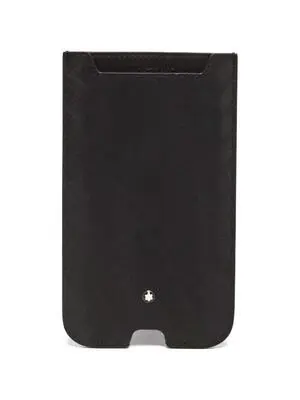Montblanc Extreme 3.0 Textured Leather Phone Pouch - Black