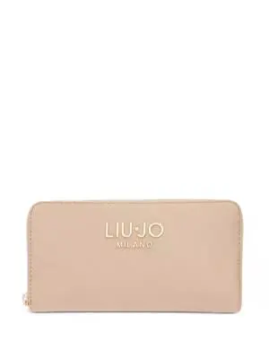 Liu Jo Large Logo-plaque Wallet - Neutrals
