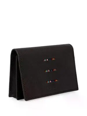 Paul Smith Striped Cardholder - Brown