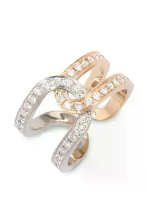 PIAGET Possession Diamond Band Ring In 18k Rose And White Gold