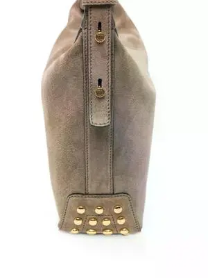 TOD'S Mini Studded Embellished Tote Bag - Neutrals
