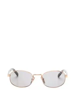 Prada Oval Frame Sunglasses - Pink