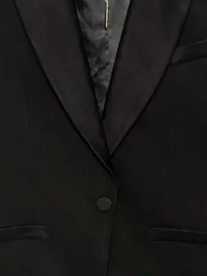 SIMONA CORSELLINI Peak Lapel Single-breasted Blazer