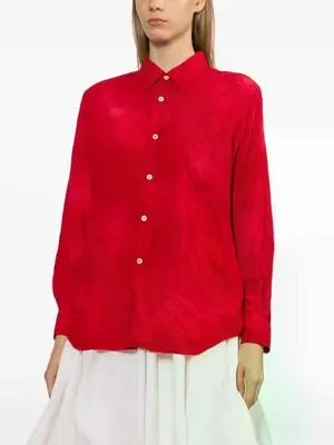 Comme Des Garçons Crease-effect Buttoned Shirt