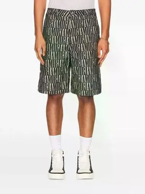 Amiri Jacquard All-over Logo Print Shorts