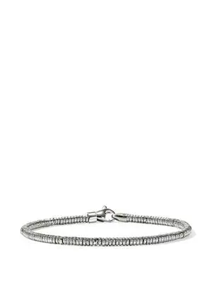 John Hardy Sterling Textured Heishi Bracelet - Silver