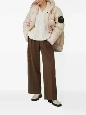MMC STUDIO Jesso Padded Jacket With Hood - Neutrals