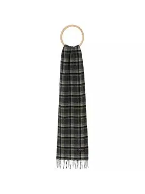 Marc O'polo Plaid Fringed Scarf - Grey