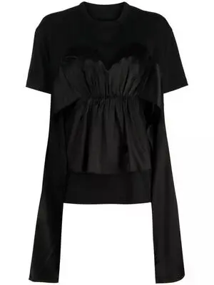 JNBY Embellished Cotton T-shirt - Black