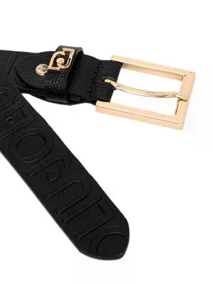 Liu Jo Logo Embossed Belt - Black