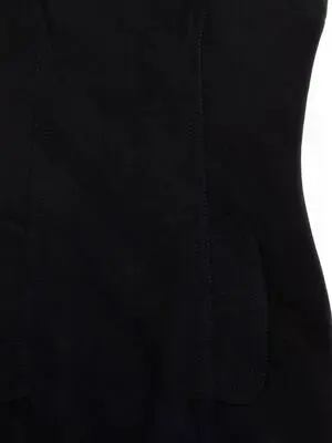 Dolce & Gabbana Sleeveless Fitted Sheath Dress With Decorative Pockets