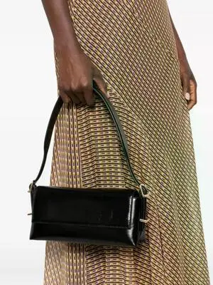 Simkhai Atlas Moto Leather Shoulder Bag - Black