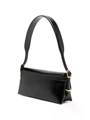 Simkhai Atlas Moto Leather Shoulder Bag - Black