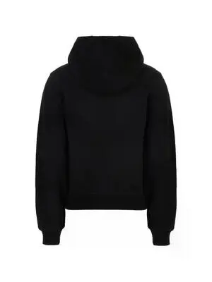 Burberry Zip-up Hoodie With Logo Patch