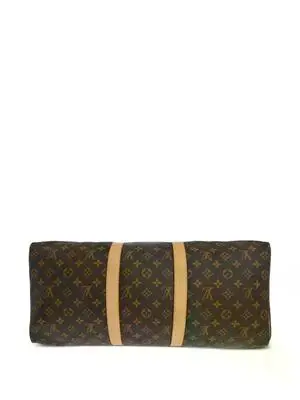 LOUIS VUITTON 1999 50 Keepall Monogram Holdall - Brown
