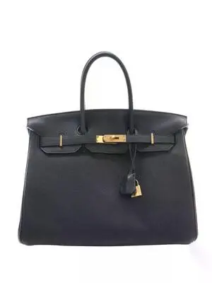 Hermès Birkin 35cm Retourne Togo Leather Handbag - Black