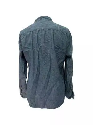 A.p.c. Officer Collar Gathered Blouse