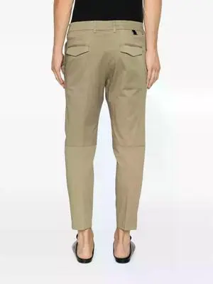 LOW BRAND D-ring Detail Pleated Trousers