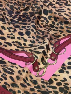 Pinko Leopard-print Scarf