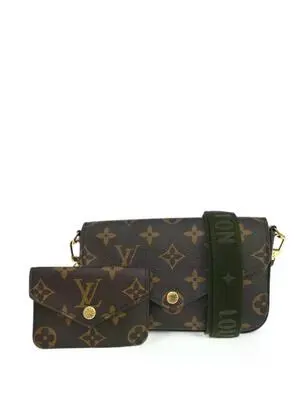 LOUIS VUITTON Monogram Pattern Felicie Shoulder Bag - Brown