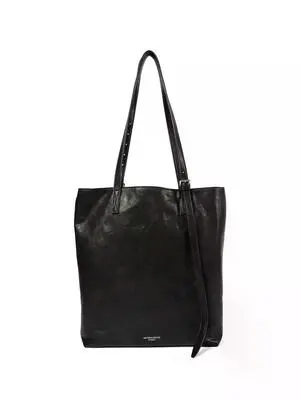 ANN DEMEULEMEESTER Janek Buckle-strap Shoulder Bag - Black