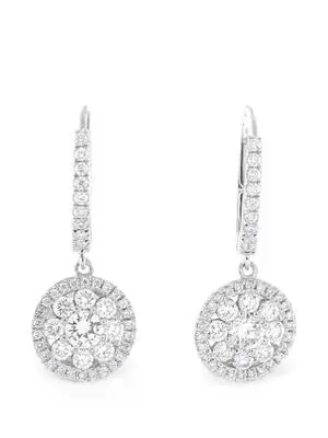 Roberto Coin 18k White Gold Diamond Drop Earrings