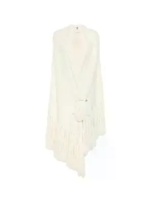 CHIARA IS Fringe-trim Cape - Neutrals