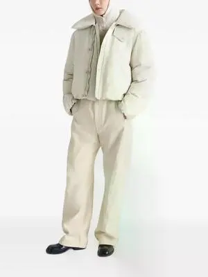 LEMAIRE Button-up Padded Jacket - Neutrals
