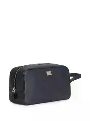 Dolce & Gabbana Calfskin Leather Toiletry Bag