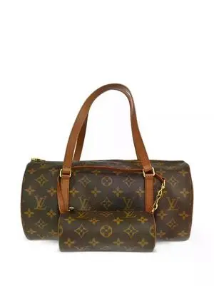 LOUIS VUITTON 1997 30 Papillon Monogram Canvas Handbag - Brown