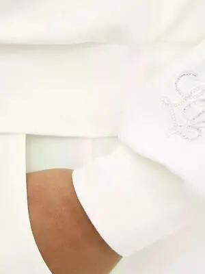 Liu Jo Logo Embroidered V-neck Sweatshirt