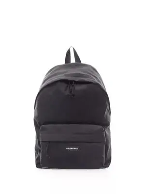 Balenciaga Explorer Bb Logo Backpack - Black