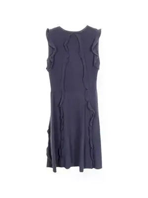 Valentino Garavani Ruffled Mini Dress - Blue