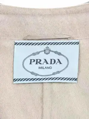 Prada 2000s Cashmere Trench Coat