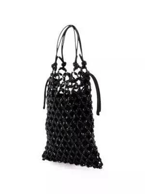 Staud Karla Pearl-embellished Tote Bag - Black