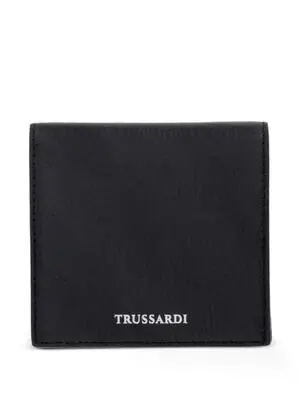 TRUSSARDI Textured Wallet - Black