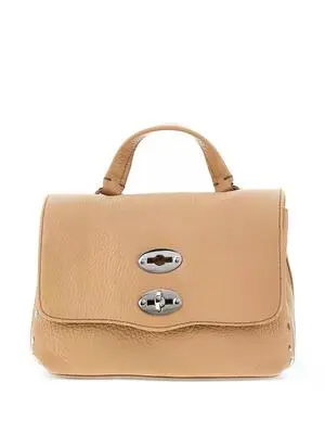ZANELLATO Postina Studded Leather Tote Bag - Neutrals
