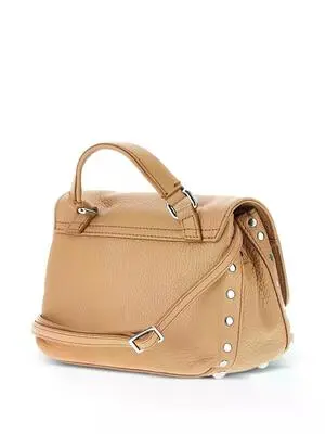 ZANELLATO Postina Studded Leather Tote Bag - Neutrals
