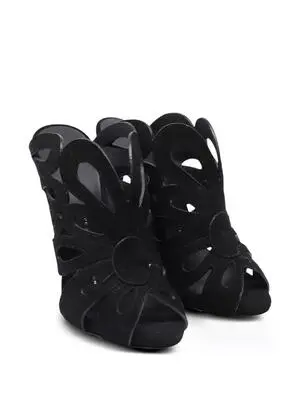 GIUSEPPE ZANOTTI Butterfly Cutout Stiletto Sandals