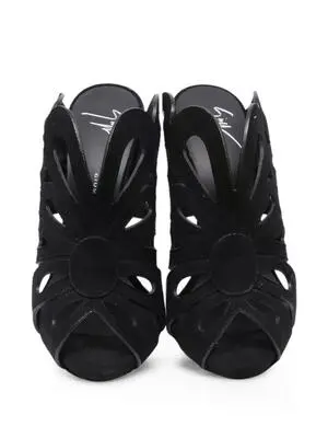 GIUSEPPE ZANOTTI Butterfly Cutout Stiletto Sandals