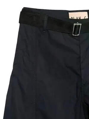 Plan C Belted Panelled Trousers