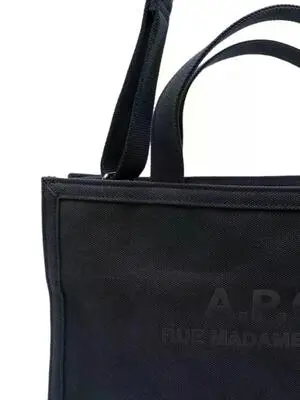 A.p.c. Logo Print Tote Bag - Neutrals